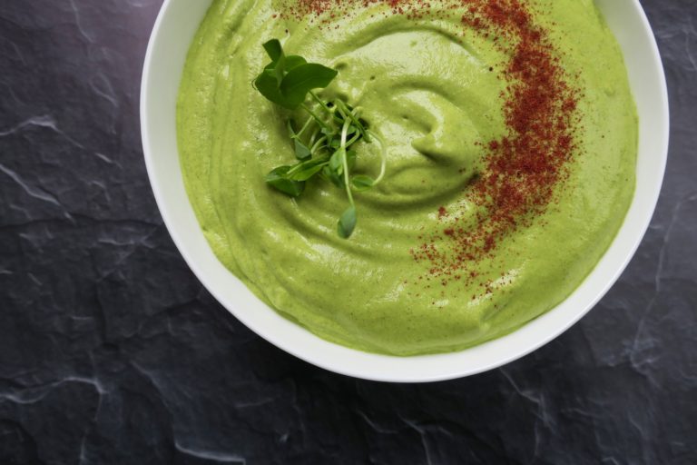Green Machine Curried Zucchini Hummus - HookedOnPlants