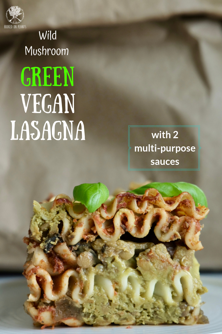 The Green Vegan Lasagna | wit 2 Multi-Purpose Delicious Sauces